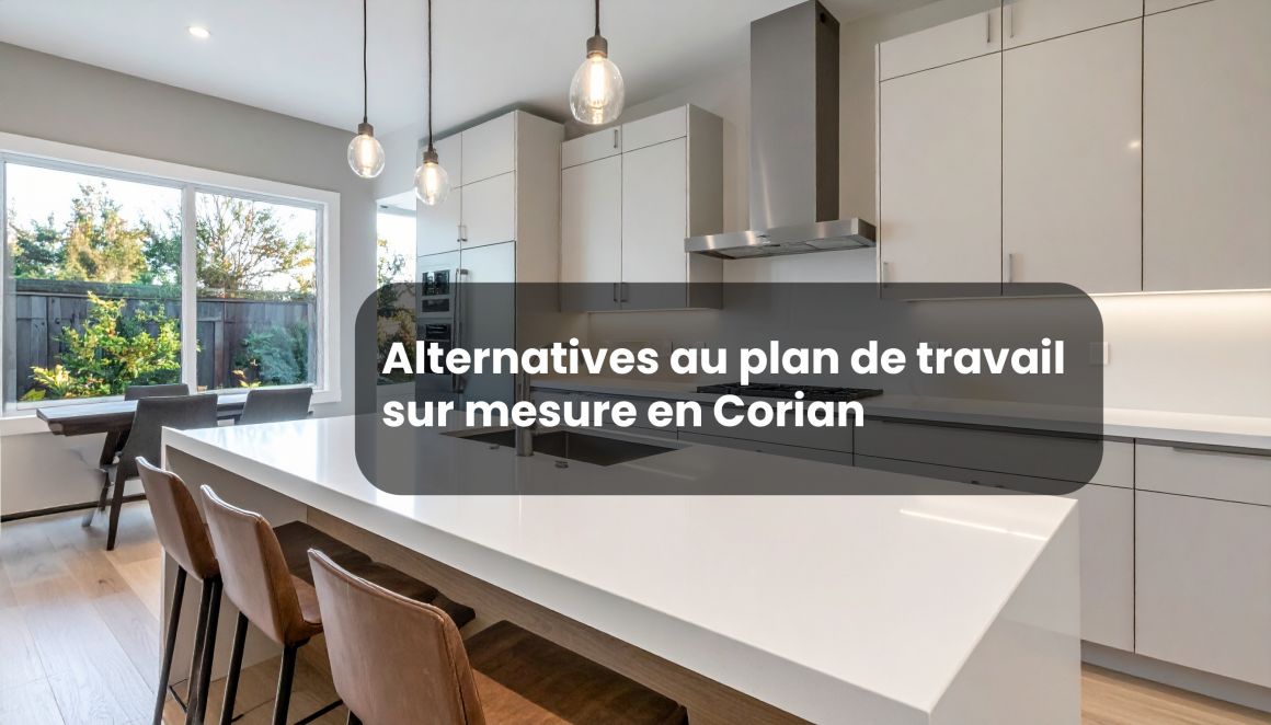 Plan de travail sur mesure en Corian : quelles alternatives